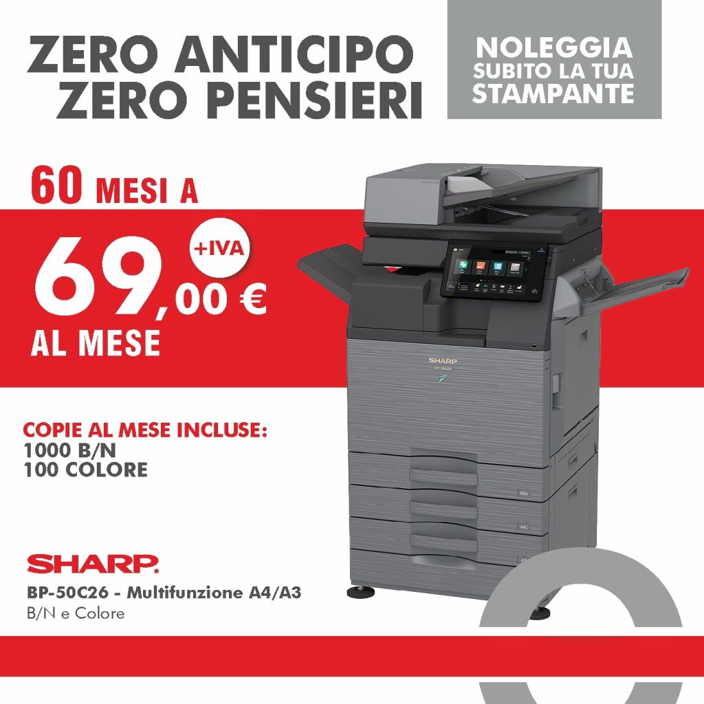 Sharp BP-50C26 A4/A3 Multifunzione - Geo-Tech
